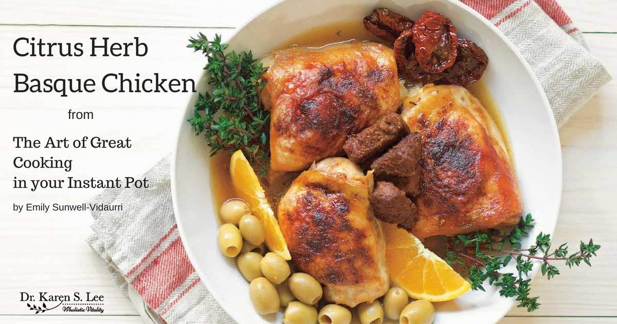 Citrus Herb Basque Chicken - Dr. Karen S. Lee